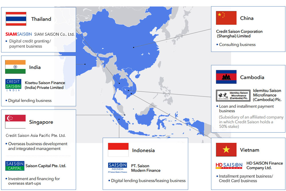 Global Businesses | CREDIT SAISON Investor Relations